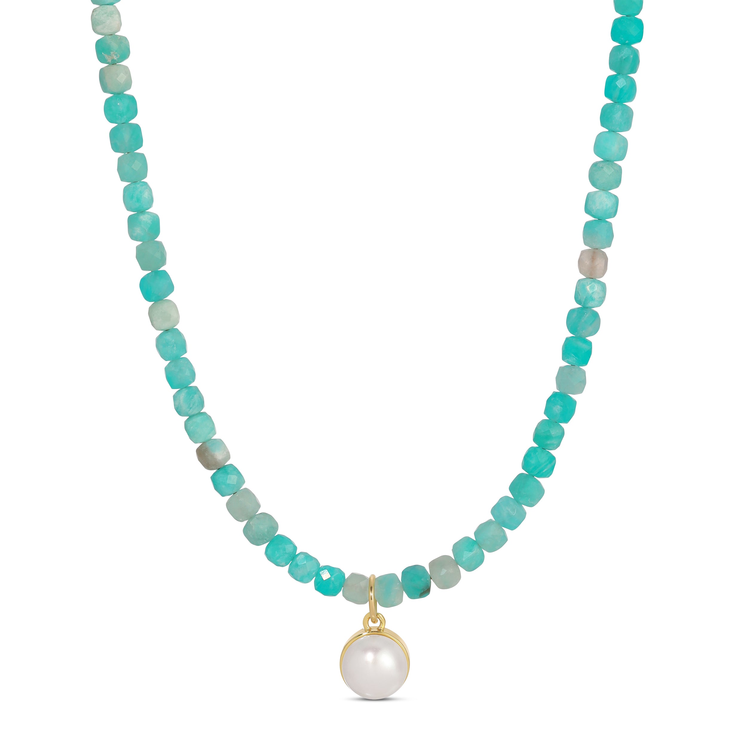 Candace Necklace in Amazonite – Meghan Bo Designs